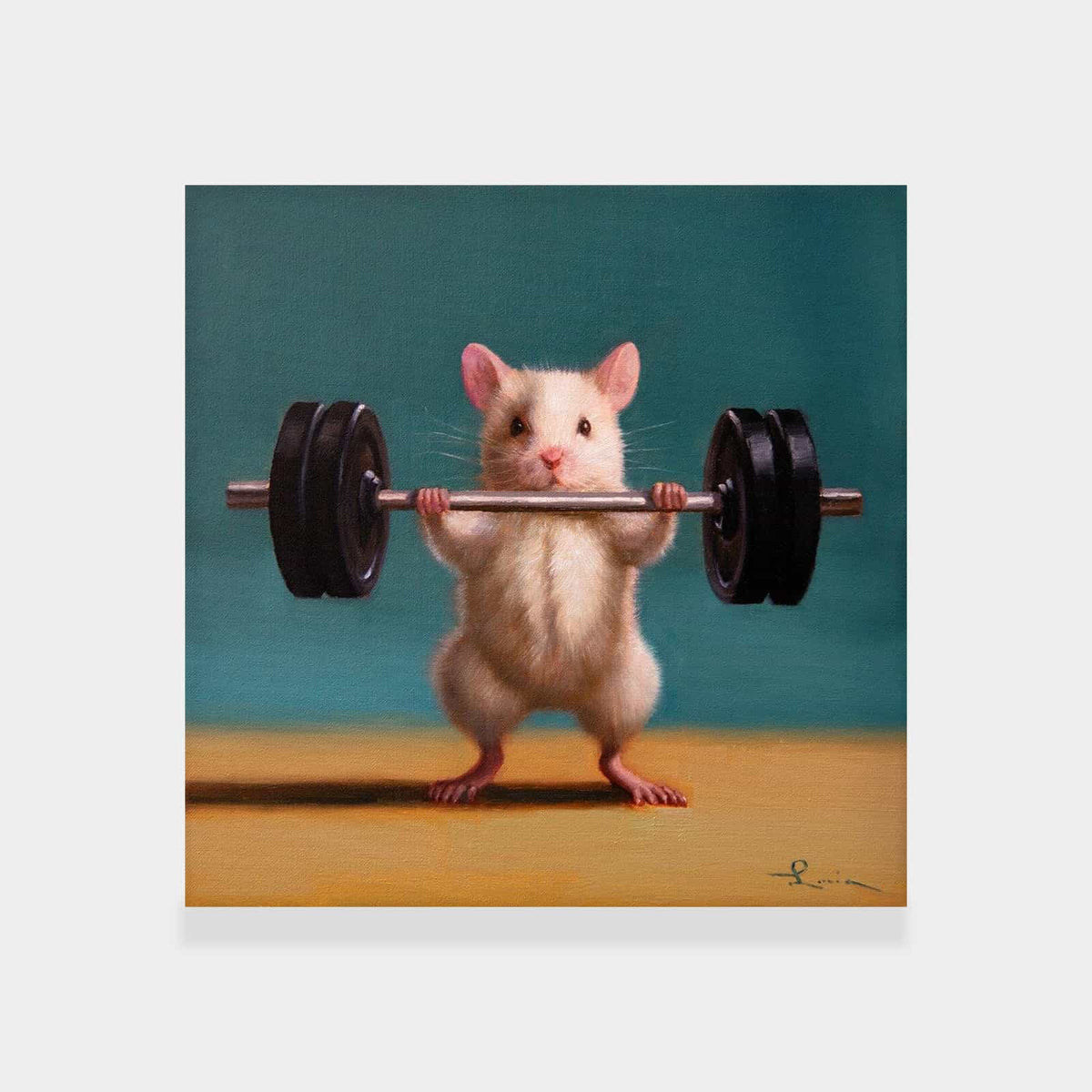 Gym Rat Push Press – Printano Art