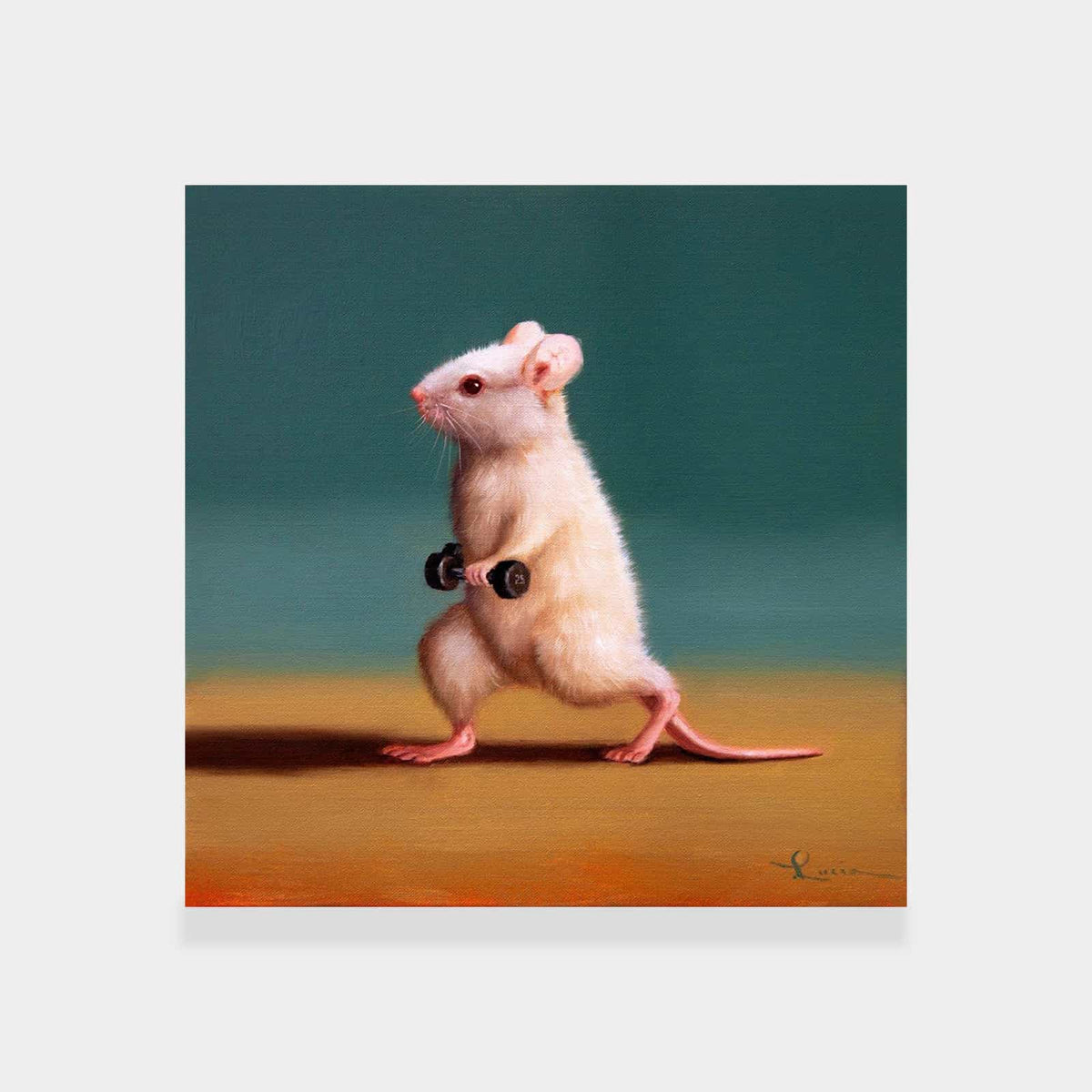 Gym Rat Dumbbell Lunge – Printano Art