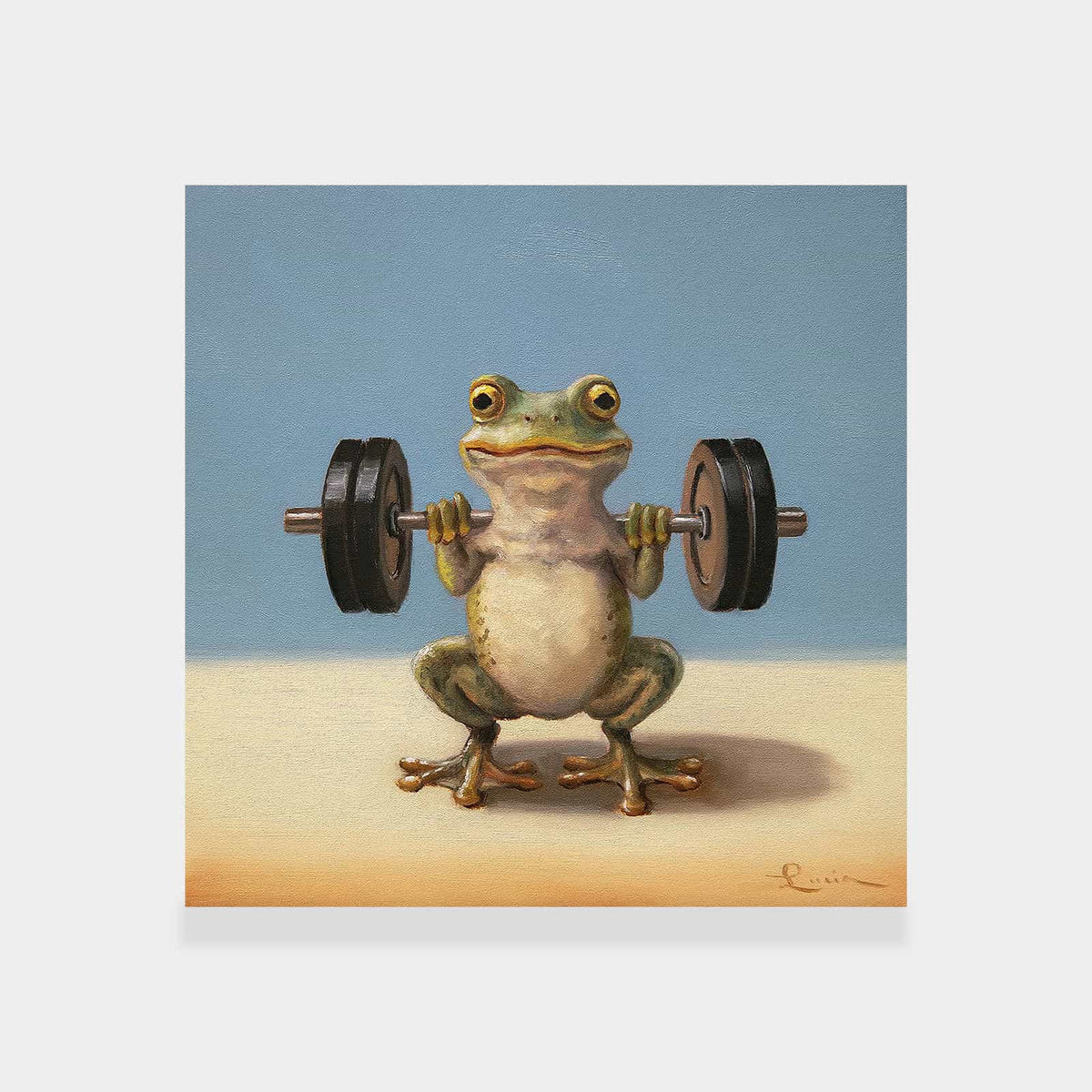 Gym Frog Back Squat – Printano Art