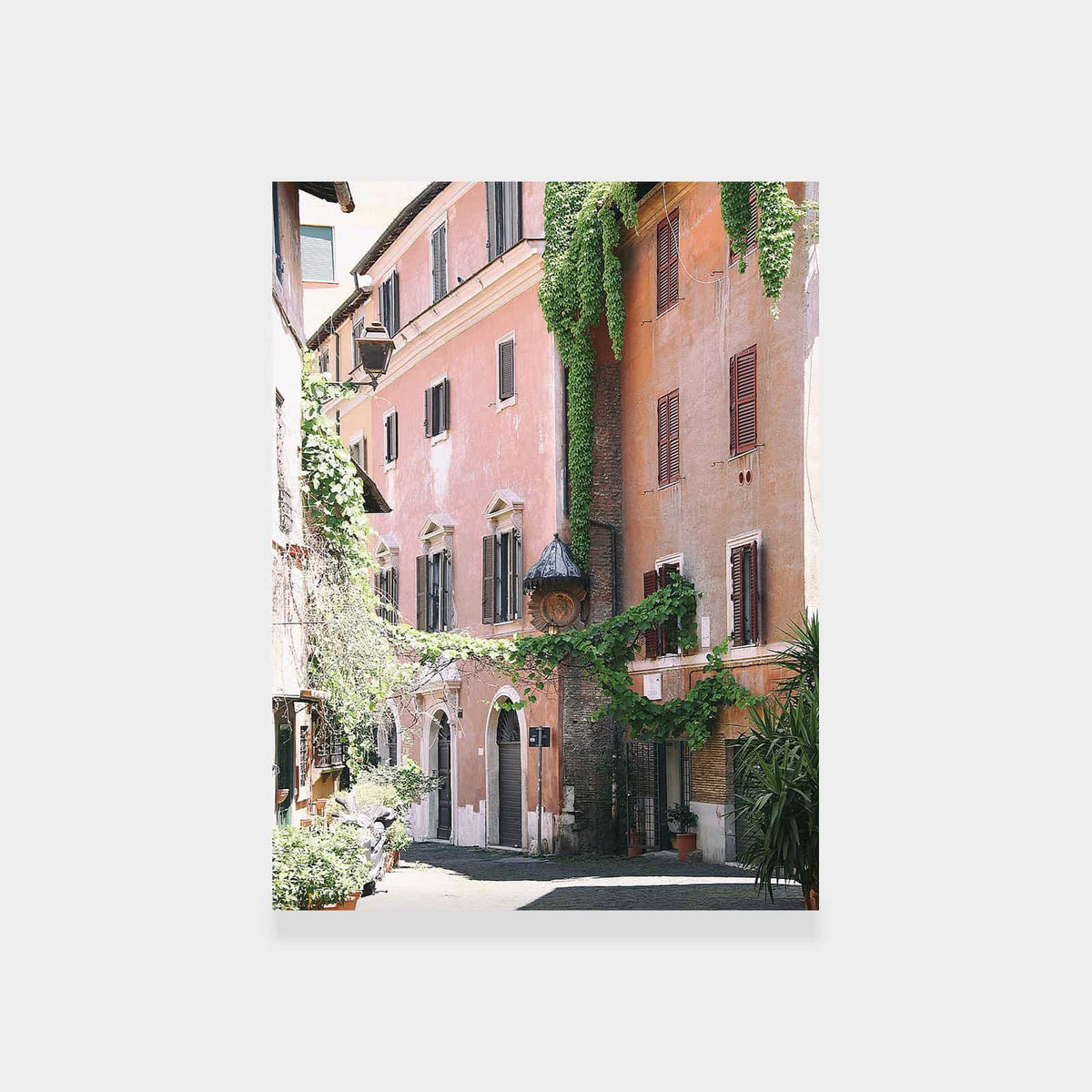 Pink Buildings in Rome – Printano Art