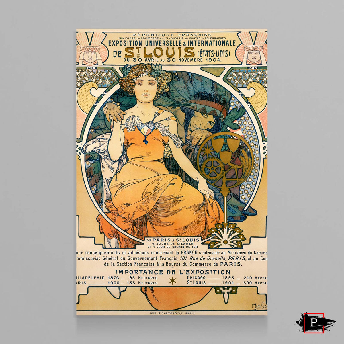 1904 St. Louis World’s Fair Poster – Printano Art
